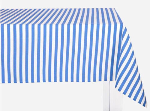 Mantel Rayas Azul 150x300 | Amgar Decor