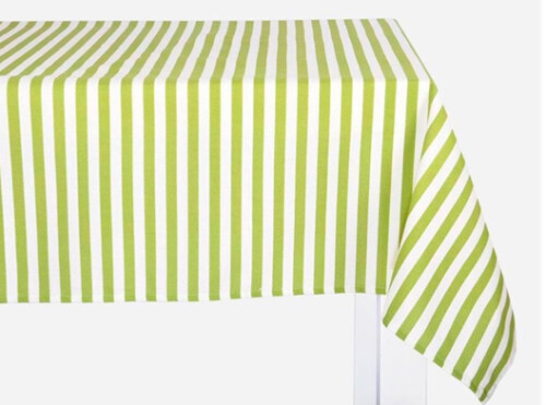 Mantel Rayas Verde 150x250 | Amgar Decor